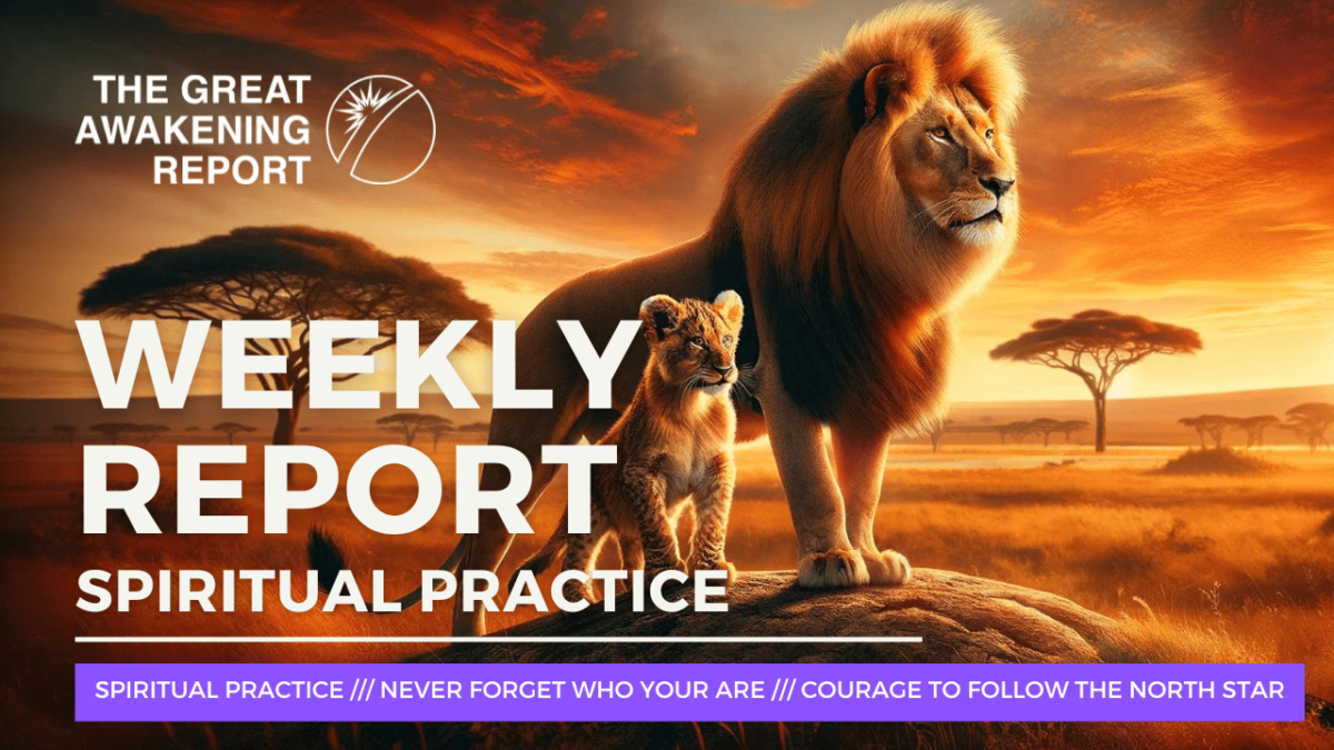 WEEKLY REPORT: Spiritual Practice /// Never Forget Who Your Are ...